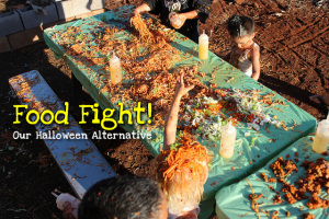Our Annual Food Fight - A Halloween Alternative for All Ages